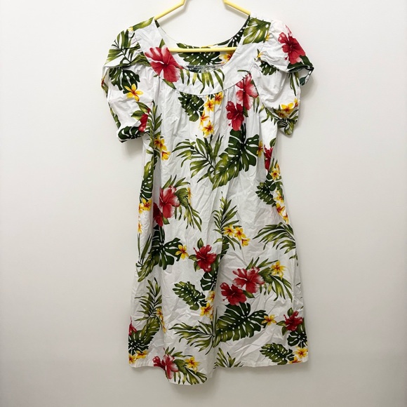Vintage | Dresses | Vintage Puanani Hawaiian Dress Hibiscus Floral ...